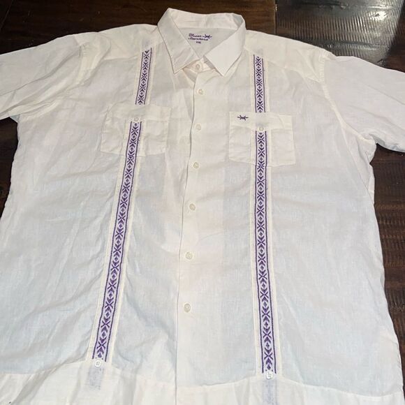 Texas Standard | Shirts | Tejas Guayabera Prickly Peartexas Standard ...